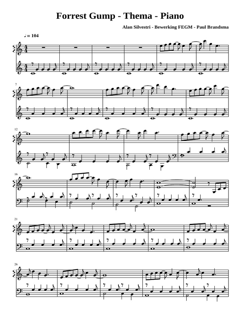 Forrest Gump Theme | PDF
