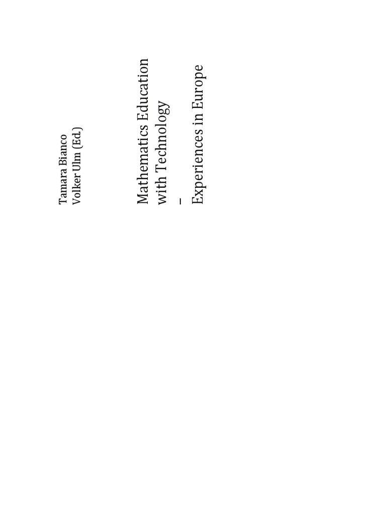 Mathematics Education With Technology | PDF | Educational Technology ...