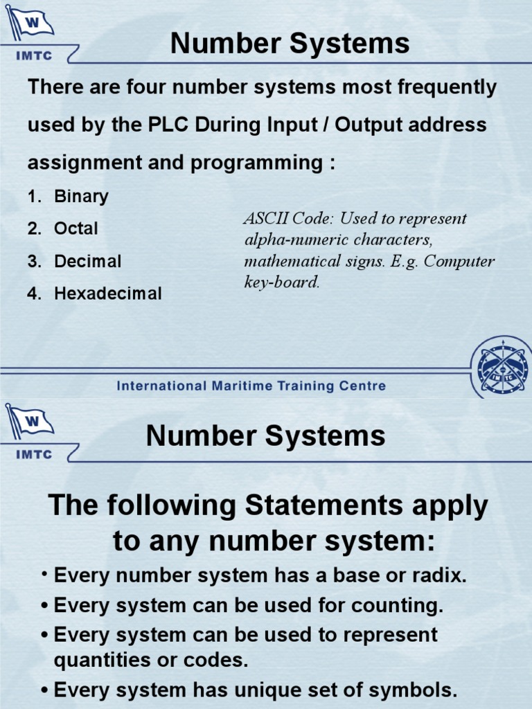2-PLC Numbering System-BCD-Decimal-Oct-Hexa-28 Jul 08 | PDF | Binary Coded Decimal | Decimal