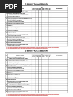 Checklist Tugas Office Boy | PDF