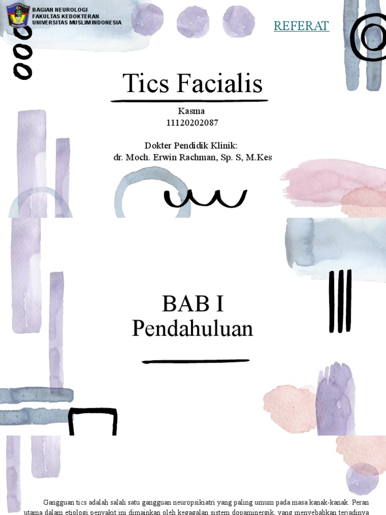 Refarat Tic Facialis | PDF