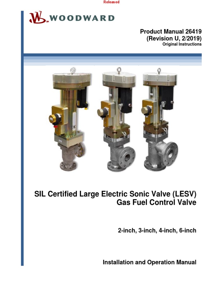 SIL Certified Large Electric Sonic Valve (LESV) Gas Fuel Control Valve ...