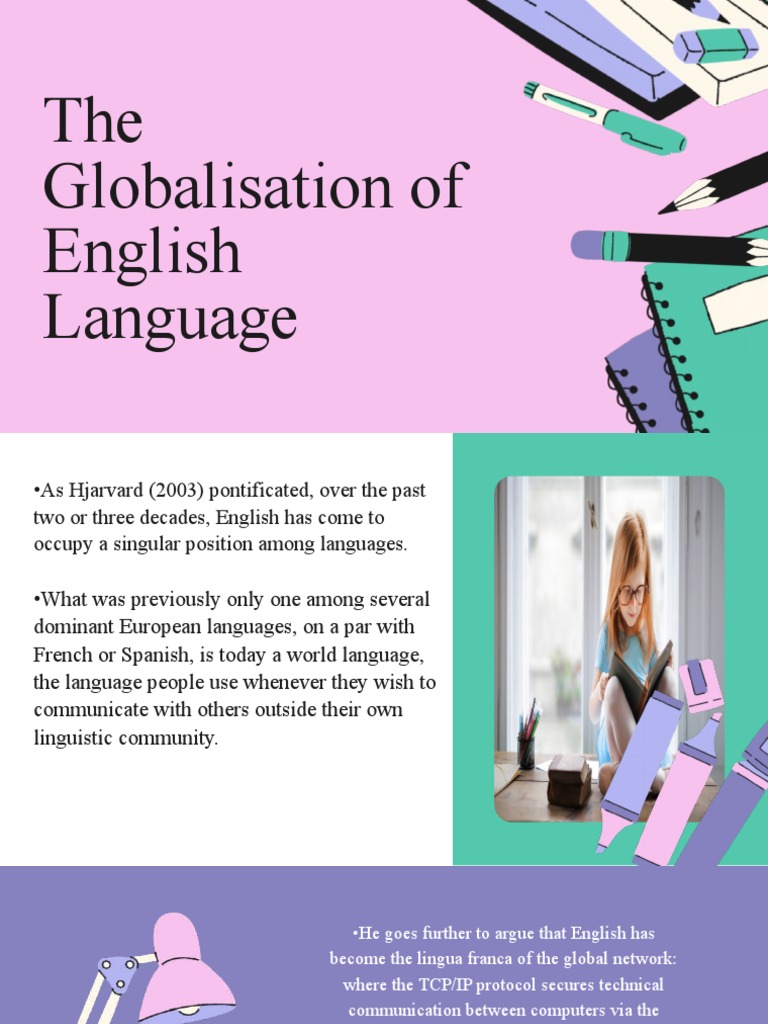 The Globalisation of English Language | PDF | English Language ...