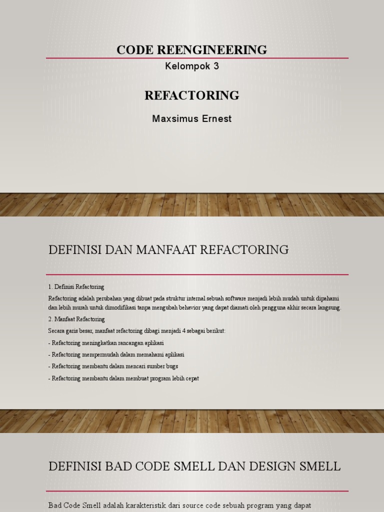 Team3 Code Reengineering | PDF