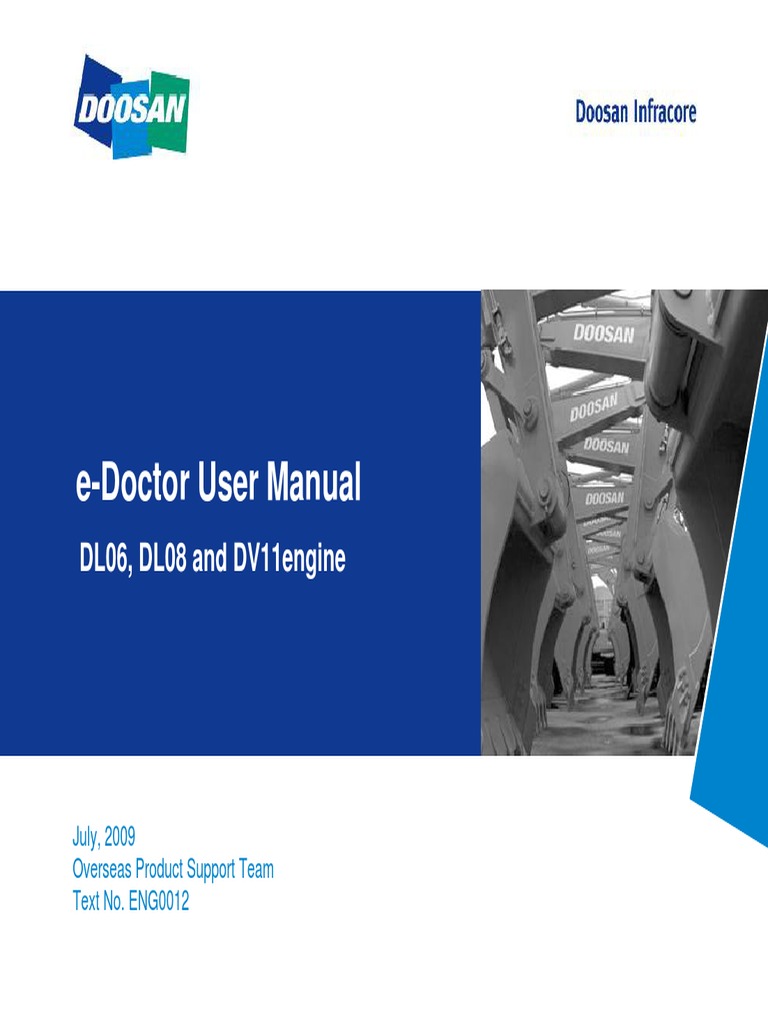 ENG0012 E-Doctor User Manual | PDF | Windows Vista | Throttle