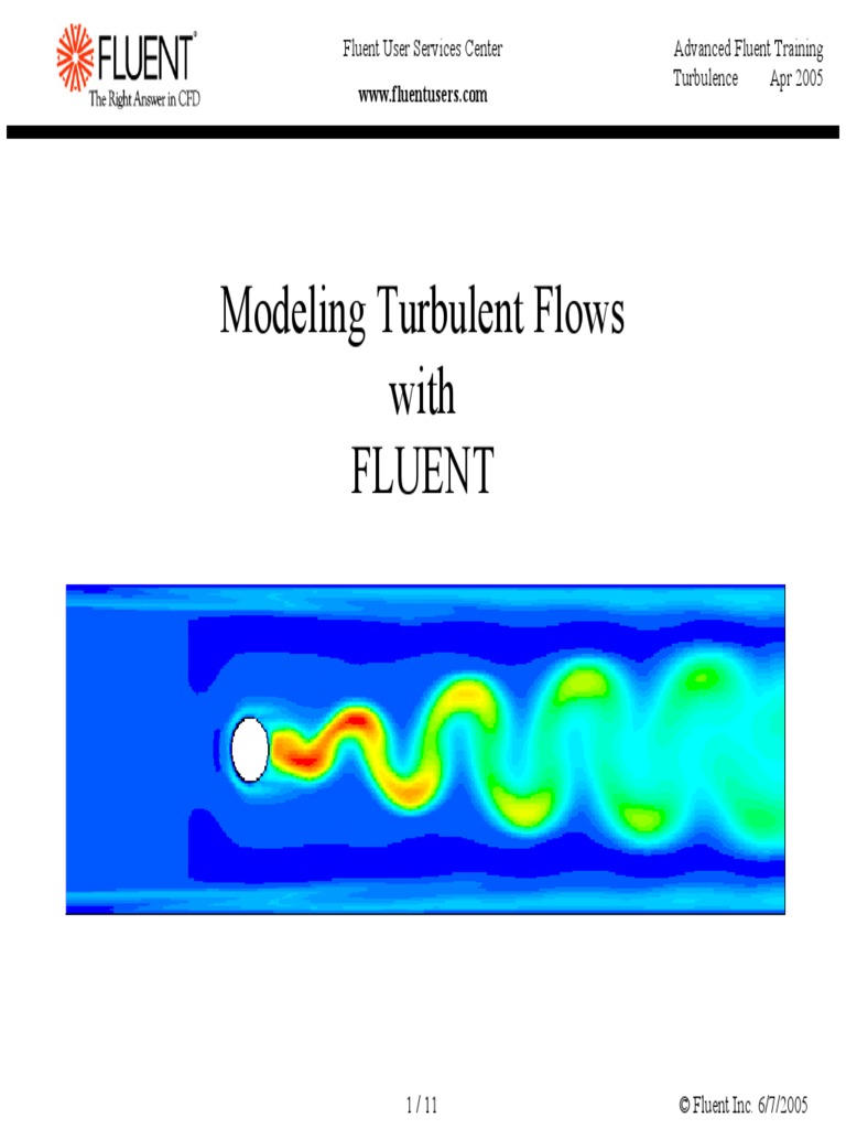 Adv Turb v62 03 Fluentmodels | PDF | Fluid Dynamics | Turbulence