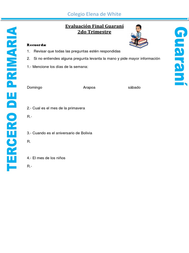 2da Evaluación Final Guaraní | PDF
