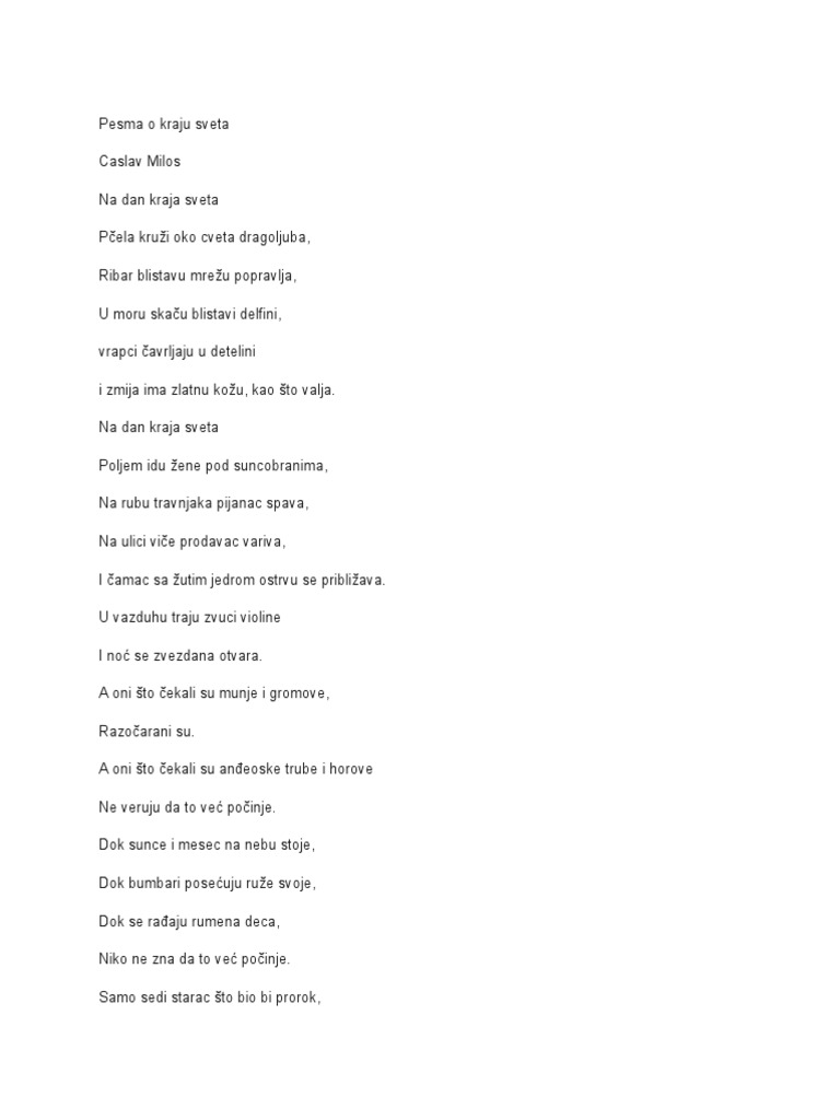 Pesma | PDF