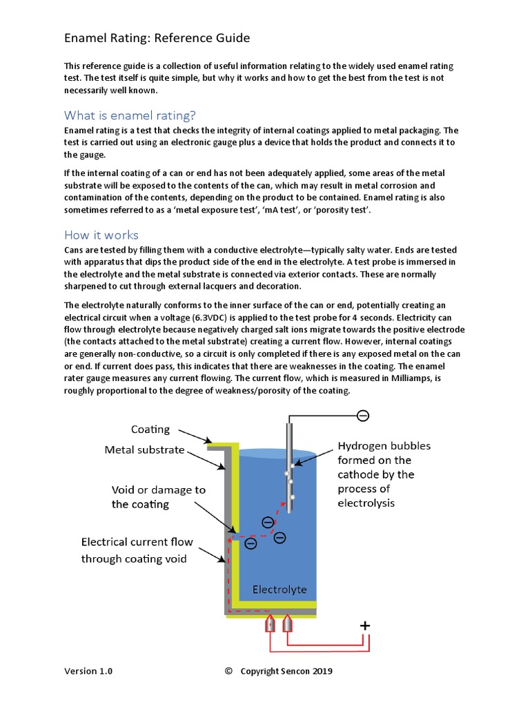 Enamel Rating Reference Guide v1 | PDF | Vacuum Tube | Cathode
