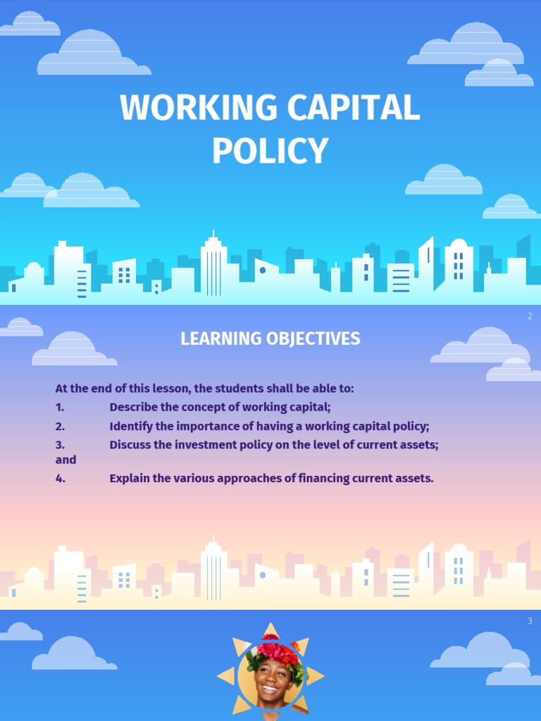 Working Capital Policy Overview | PDF | Working Capital | Equity (Finance)