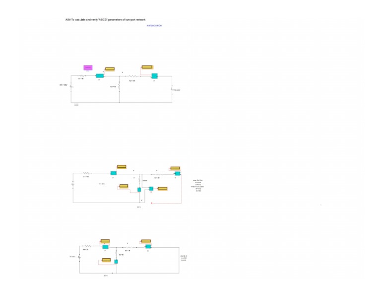 ABCD Parameters | PDF