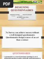 Structured Questionnaires | PDF | Questionnaire | Survey Methodology