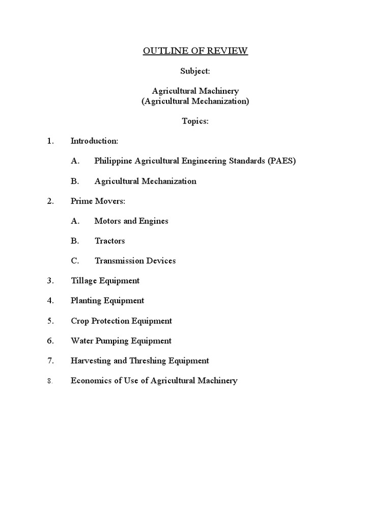 1 - Outline of Psae Board Exam Review | PDF