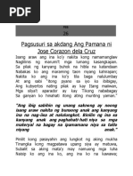 Ang Pamana Ni Jose Corazon de Jesus | PDF