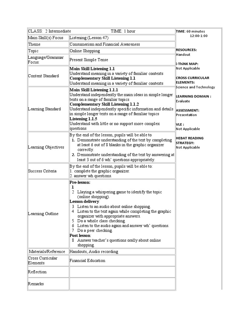 Form - 2 - LP - 47 - 52 - Consumerism Financial Awareness | PDF ...