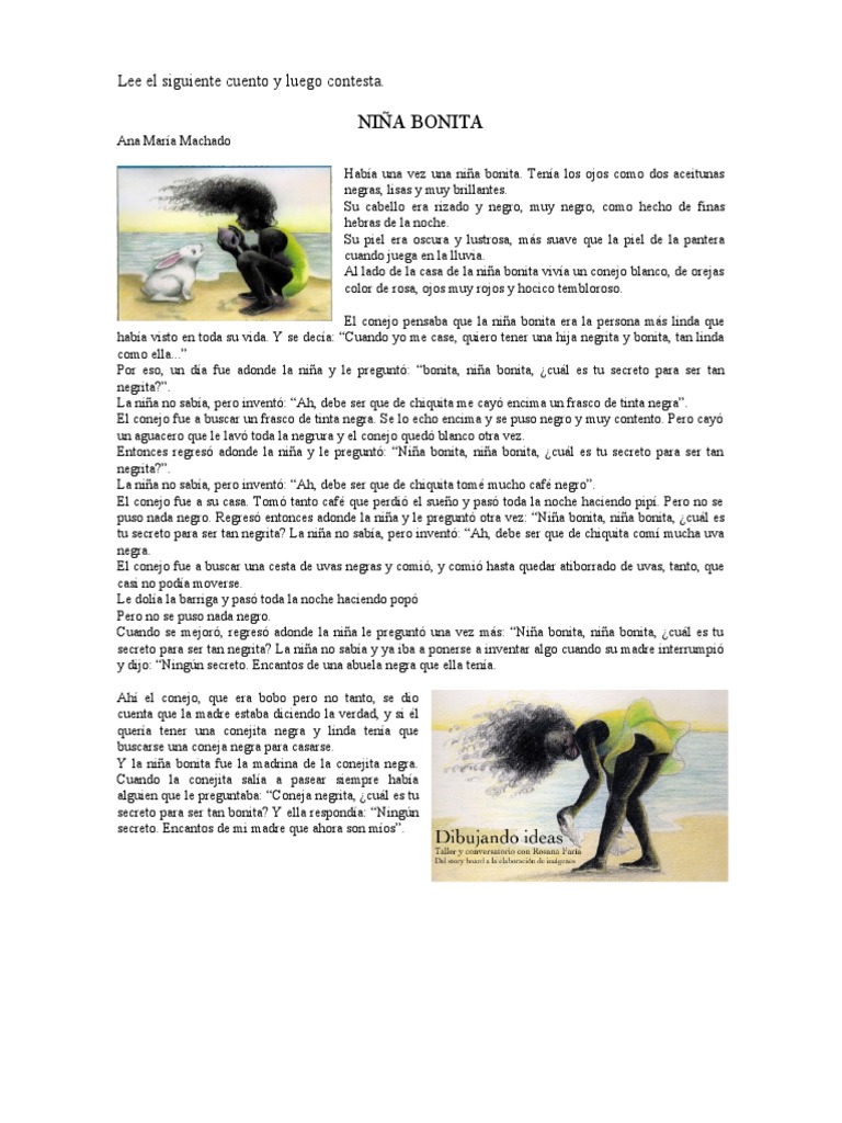 Cuento "La Niña Bonita" | PDF
