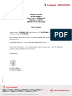 Certificado Bbva | PDF