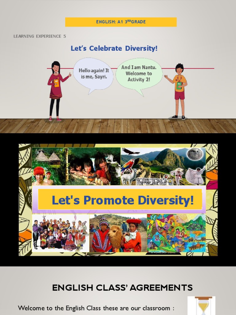 Let's Celebrate Diversity!: English: A1 3 Grade | PDF