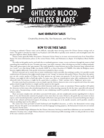 Vampire Revised Quickstart Sheet | PDF