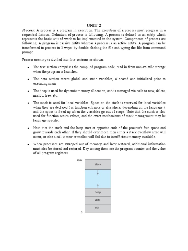OS Unit-2 Notes | PDF | Thread (Computing) | Scheduling (Computing)