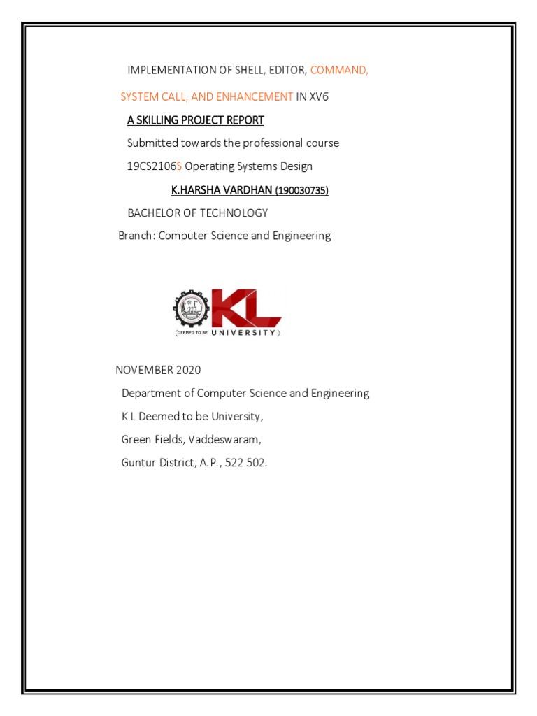 Command, System Call, and Enhancement | PDF | Operating System | Computer Data Storage