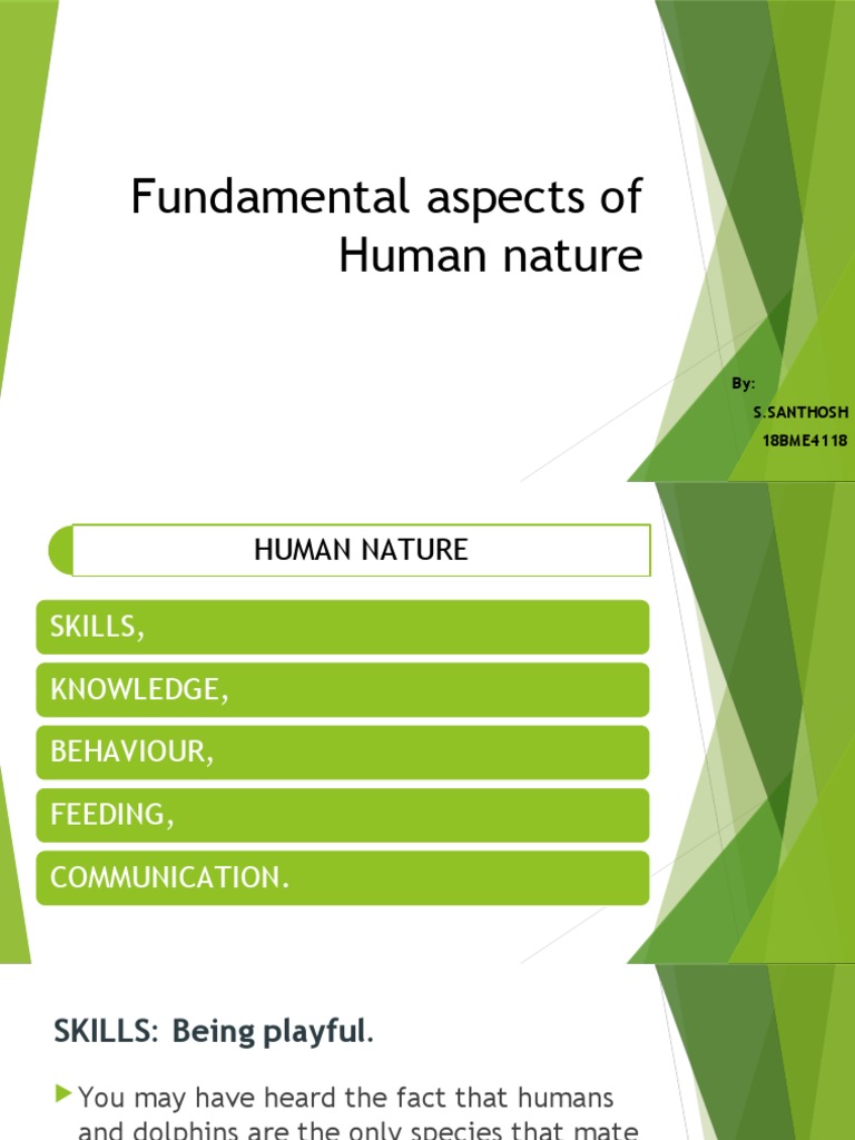Fundamental Aspects of Human Nature | PDF | Human | Human Nature