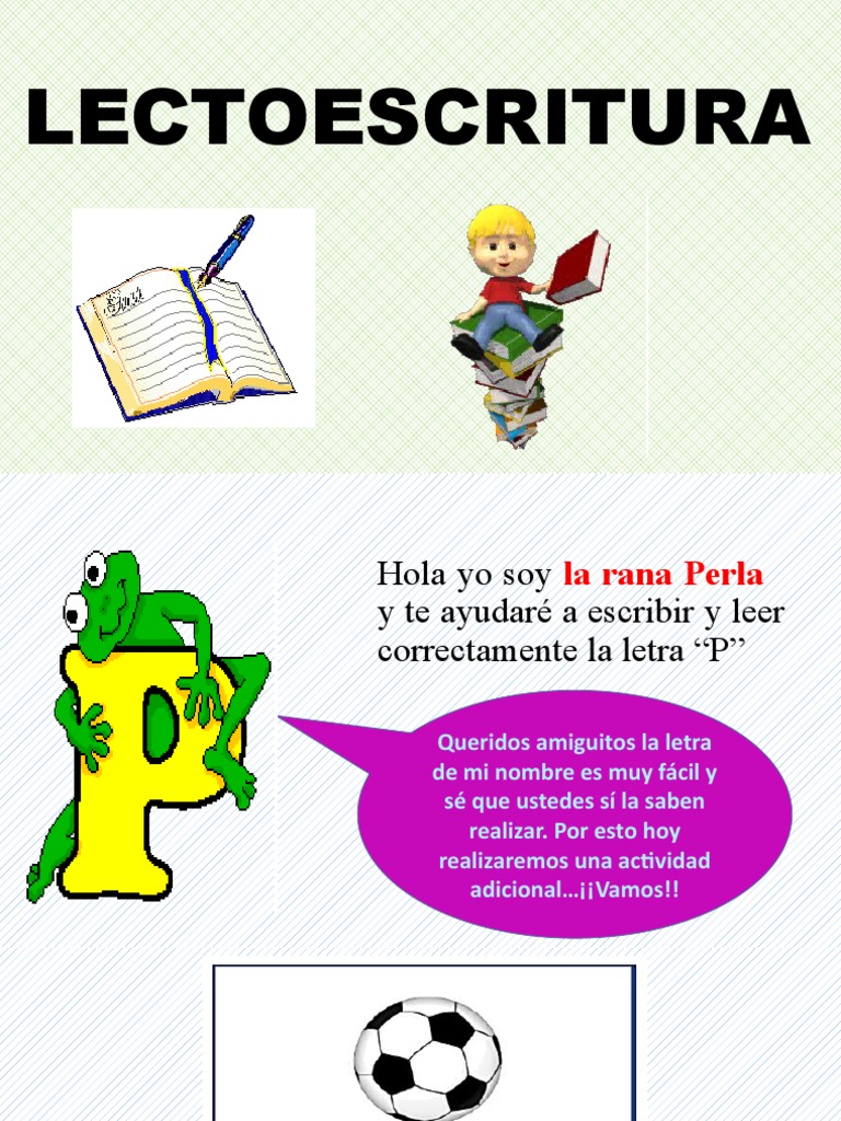 LECTOESCRITURA Letra P | PDF | Artes del Lenguaje y Comunicación ...