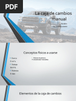 Partes de La Caja Mecanica | PDF | Transmisión (Mecánica) | Eje