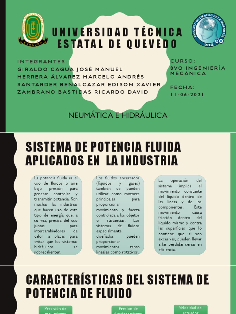 Sistema de Potencia Fluida | PDF | Solenoide | Presión
