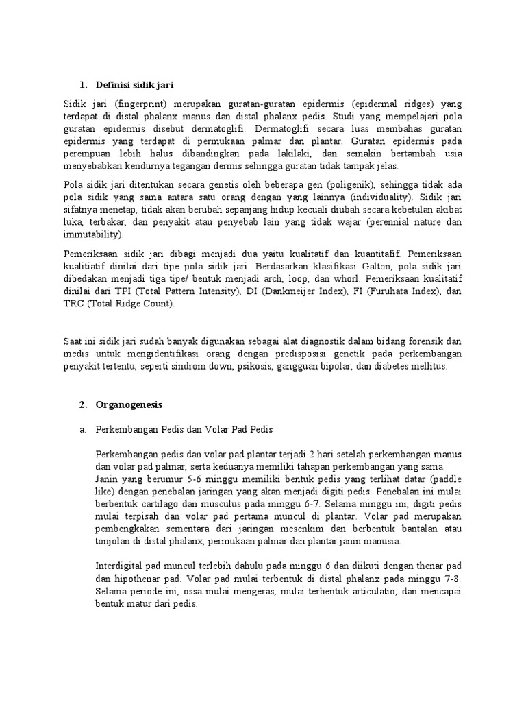 Sidik Jari | PDF