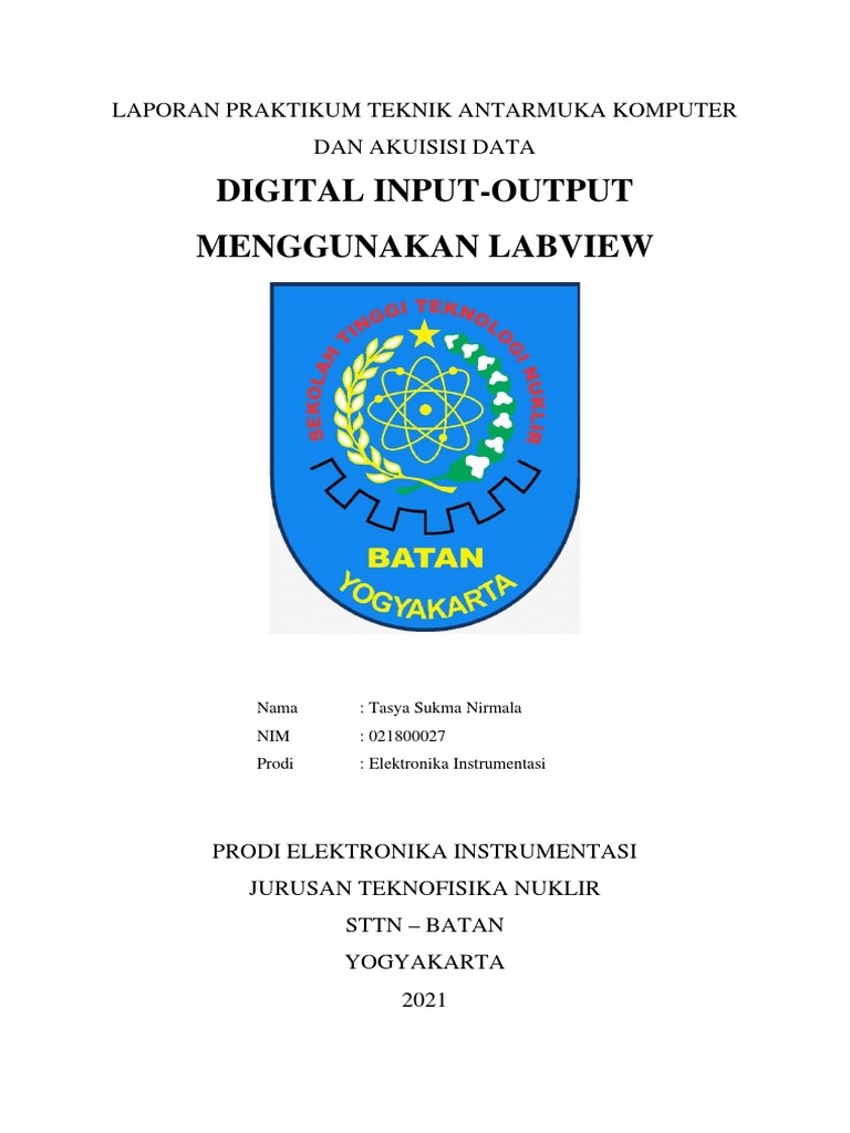 Digital Input-Output Menggunakan Labview | PDF