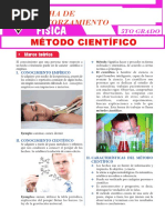 TripTico MÉTODO CIENTÍFICO | PDF | Método científico | Hipótesis
