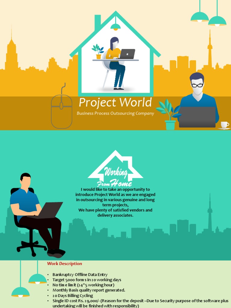 Working From Home - Project World | PDF