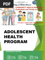 Adolescent Health and Development Program | PDF | Adolescence | Health Care