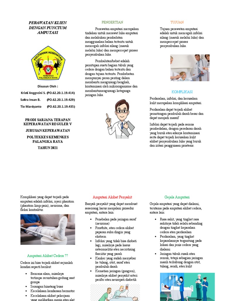 Leaflet Amputasi - KMB | PDF