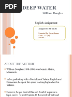 Class 12 English PPT Deep Water | PDF | Swimming | Fear