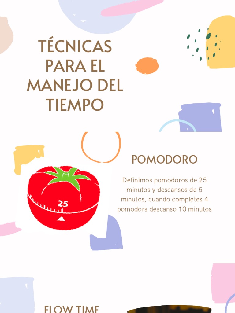 Técnicas para El Manejo Del Tiempo | PDF