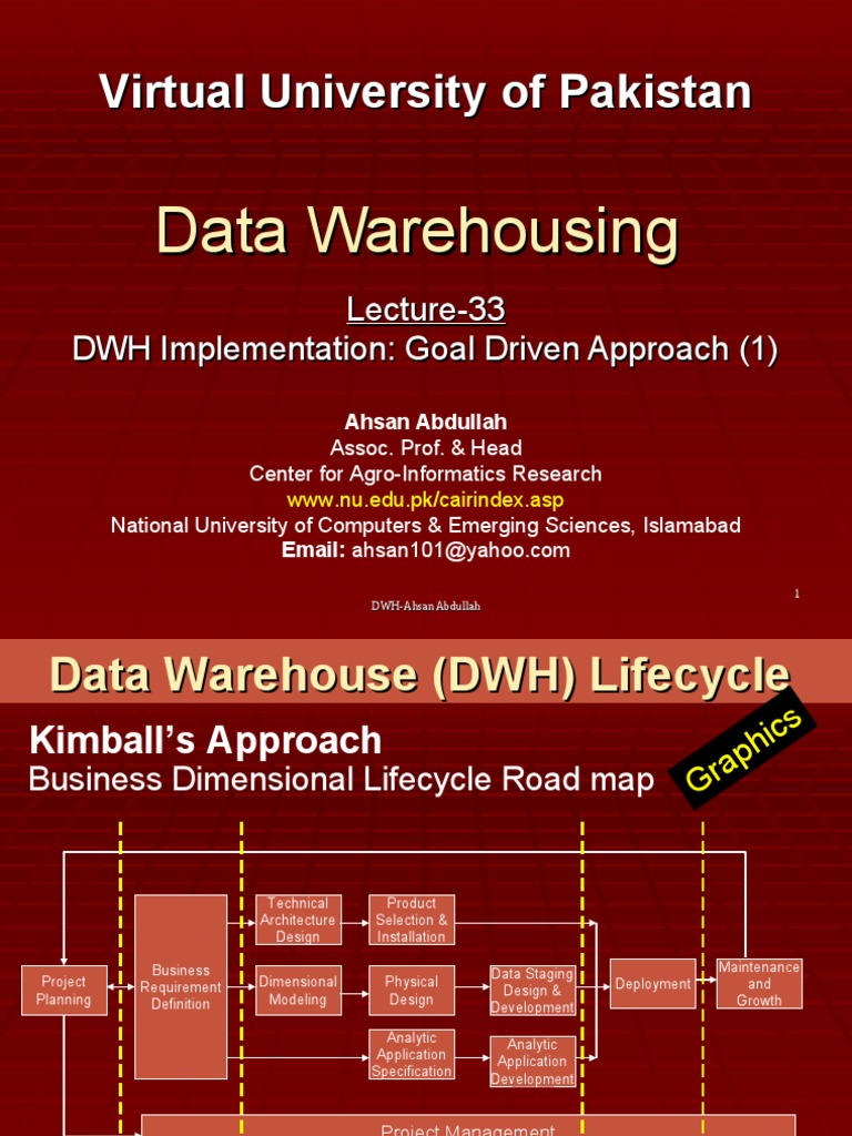 DWH Implementation: Goal-Driven Steps | PDF | Data Warehouse | Life ...