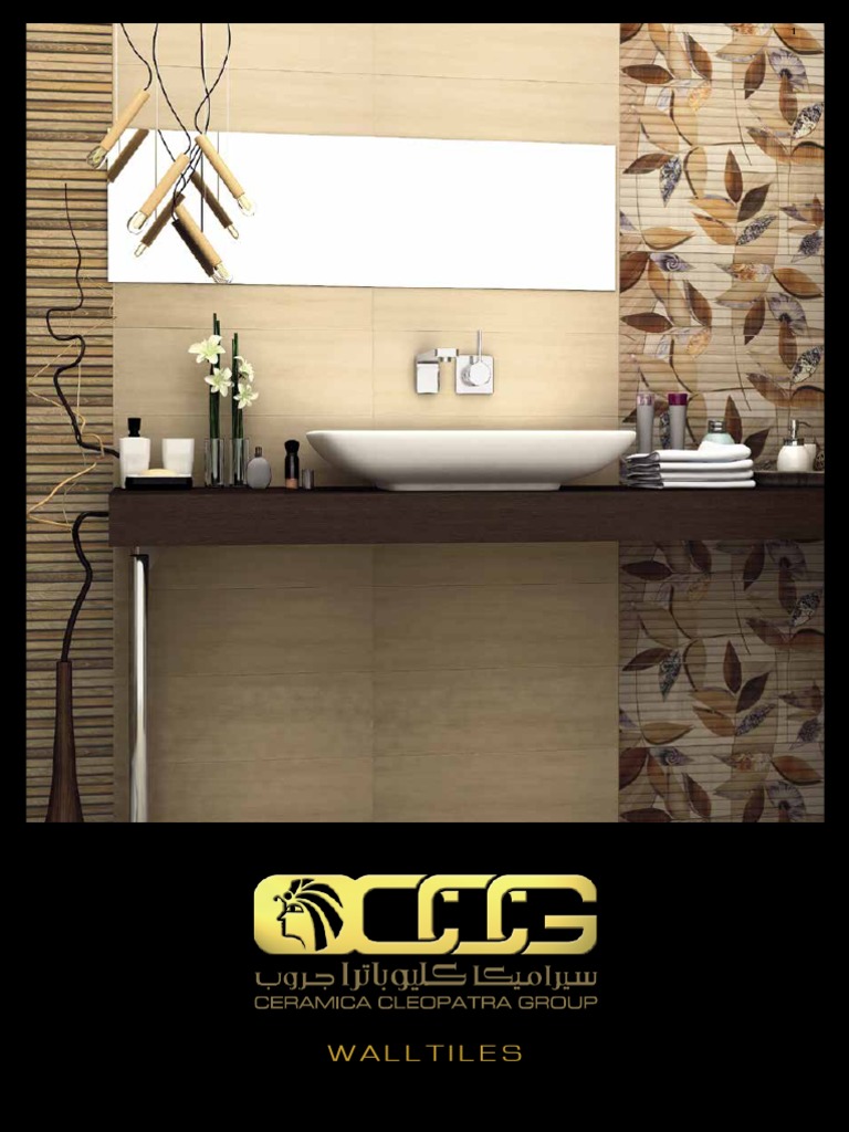 Cleopatra Wall Tiles Catalogue | PDF | Production And Manufacturing