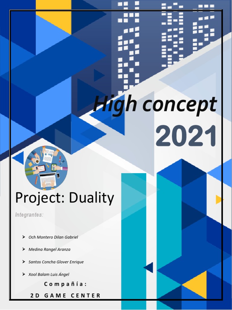 High Concept del Videojuego Duality | PDF | Informática | Videojuegos