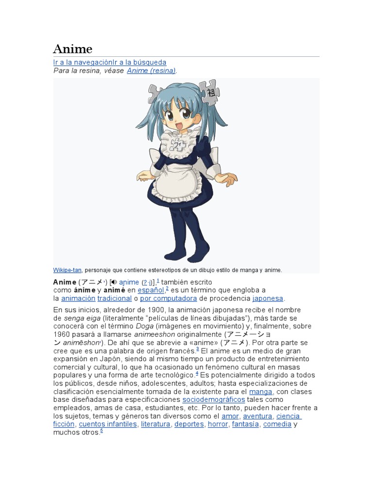 Anime | PDF | Anime | Entretenimiento