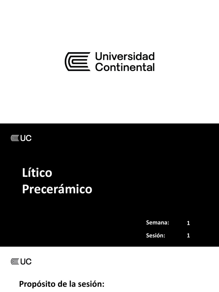 Semana1 - Litico y Preceramico | PDF | Pueblos Indígenas de las ...
