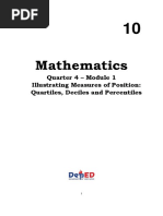 Math 10 - Q4 - Week 4 - 5 - Module 4 - Solves-Problems-Involving-Measures-Of-Position | PDF ...