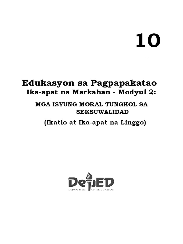 EsP10 Q4 Module2 W3 4 | PDF