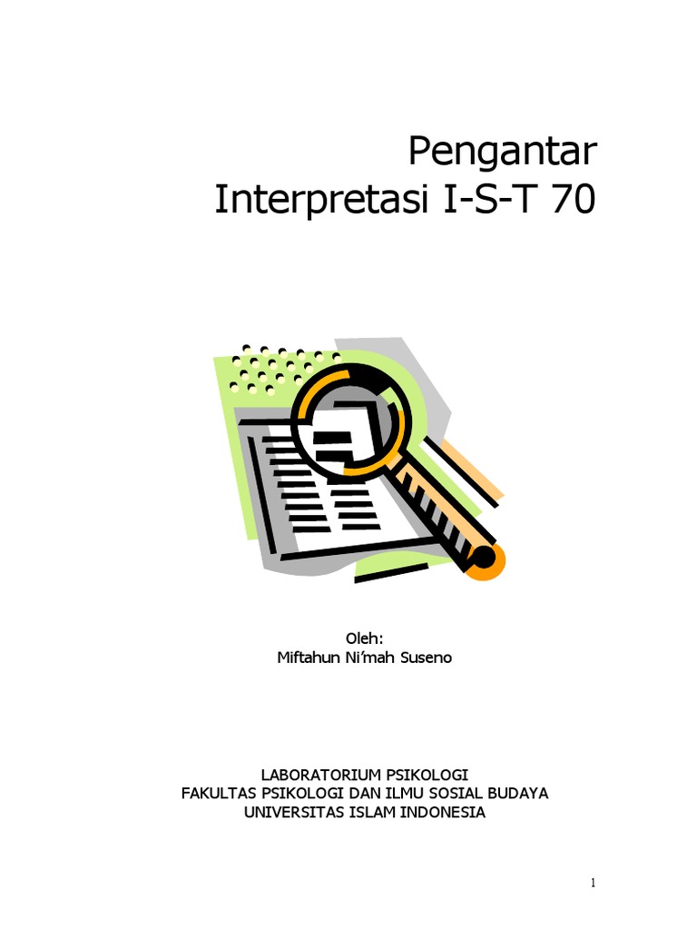 Interpretasi IST | PDF