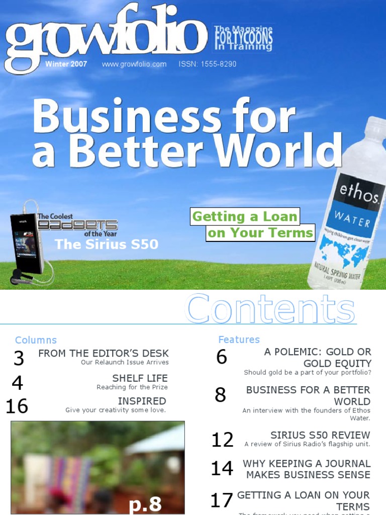Growfolio Magazine - Winter 2007 Issue | PDF | Loans | Credit