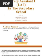 Duties of Library Staff | PDF | Libraries | Information Technology