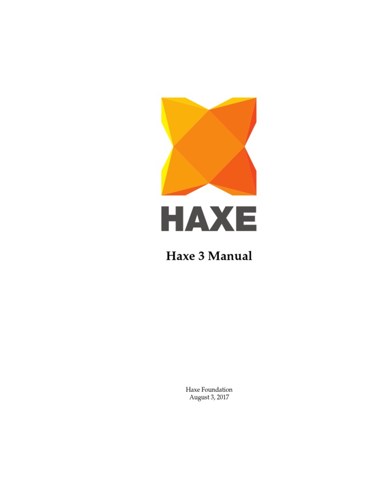 Haxe 3 Manual | PDF | Software | Computer Programming