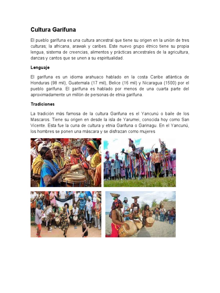 Cultura Garífun1 | PDF | Viajes y turismo
