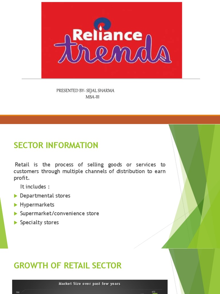 Overview of Reliance Trends Retail Sector | PDF | Retail | Business